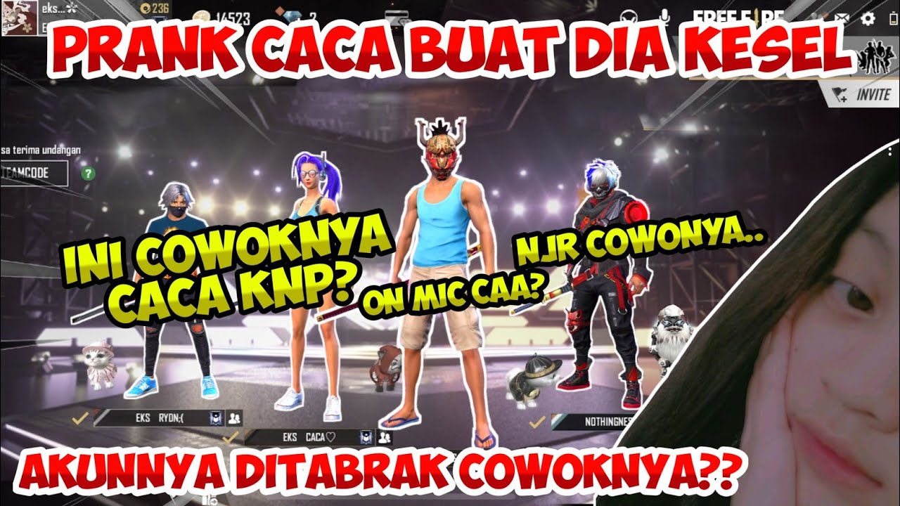 PRANK BUAT CACA KESEL?! MALAH MARAH BENERAN SAMPAI AKUNNYA DITABRAK ...