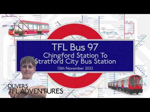 TFL BUS ROUTE 97 - Chingford Station To Stratford City Bus Station -13th Nov 2022 - Real Time ...