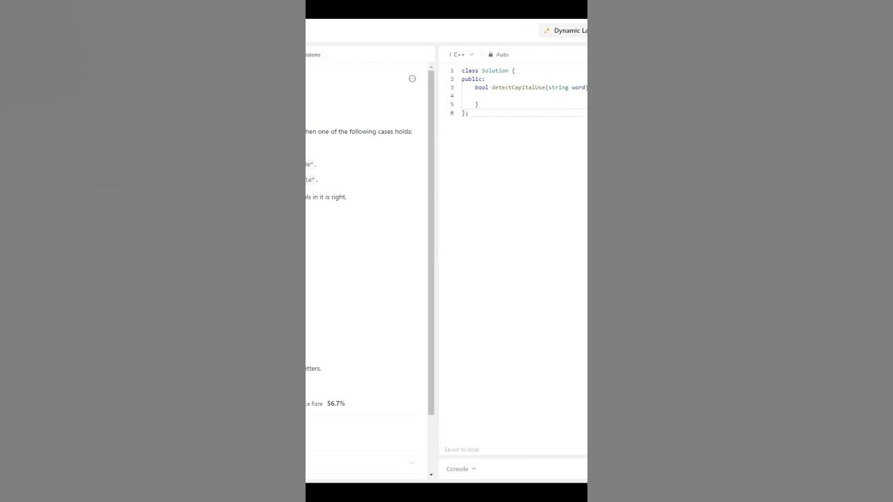 DETECT CAPITAL | LeetCode | CFAM | #leetcode #leetcode520 - YouTube