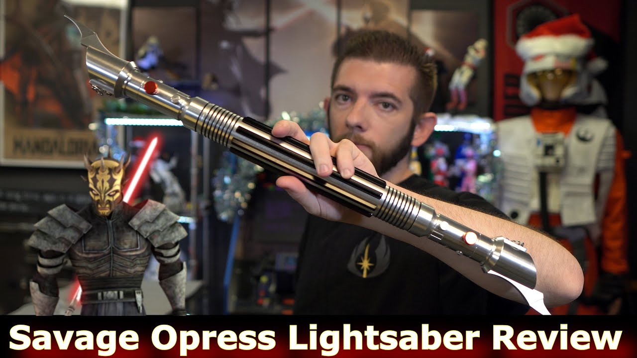 Ultimate Works Brother ( Savage Opress ) Lightsaber Review - YouTube