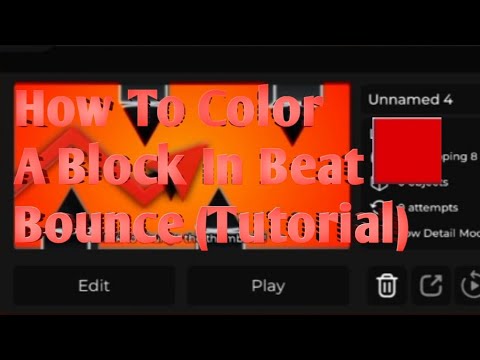 How To Color A Block In Beat Bounce (Tutorial) - YouTube