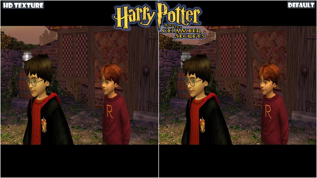 Harry Potter and the Chamber of Secrets 4K UHD Texture Pack Gameplay ...