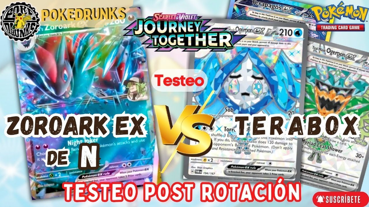 Pokemon TCG Journey Together Testing Decks Terabox Vs Zoroark de N ...