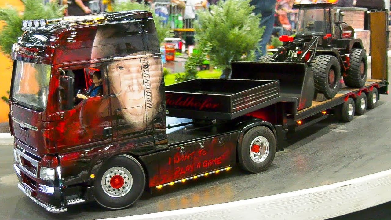 STUNNING RC MODEL TRUCKS!! RC MAN, RC SCANIA, RC MB ACTROS, RC US ...