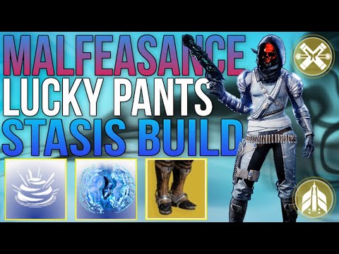 This MALFEASANCE + LUCKY PANTS Stasis HUNTER Build is OVERPOWERED! The ...
