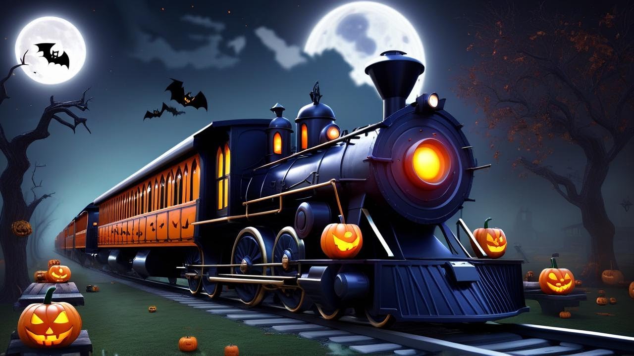 Thomas the Hunted Train Cartoon - Choo choo train kids videos - YouTube