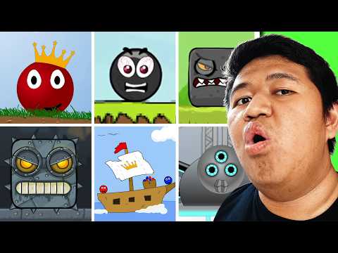 Evolution of Red Ball Final Levels & Final Bosses in Flash Games (2008-2015)