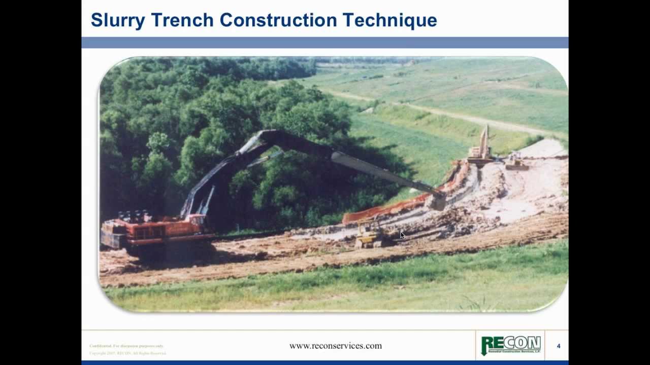 Slurry Walls: Applications & Construction Techniques - YouTube