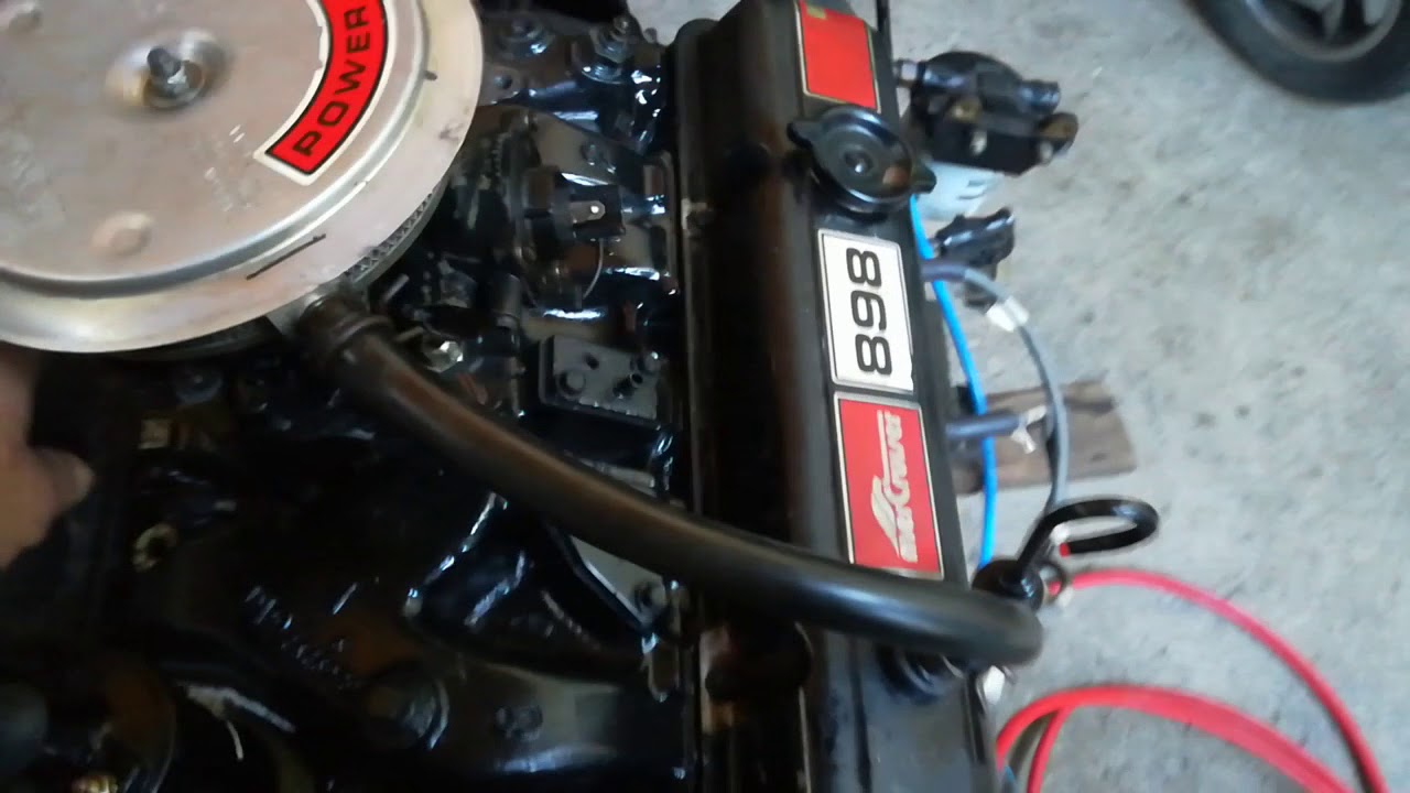 Fire up your engine, do they mean this? Mercruiser 898 - YouTube