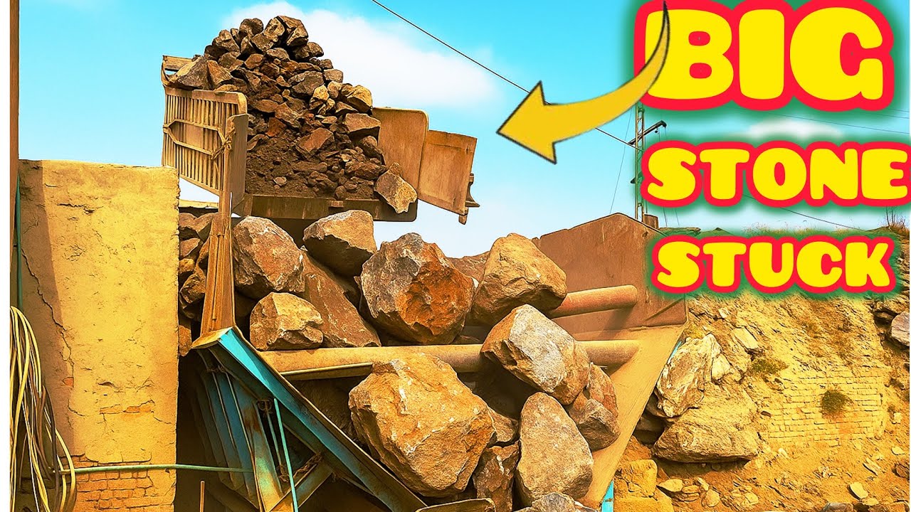 GIANT How to STONE 🪨 CRUSHER works? 💪 How to CRUSH ROCKS? ⚒️ Jaw Rock ...