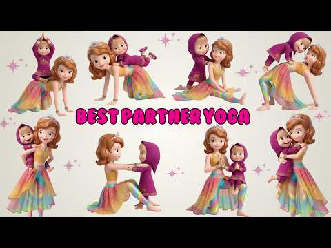 Great Full Body Partner Yoga for Kids | Easy Flexibility & Strength Routine