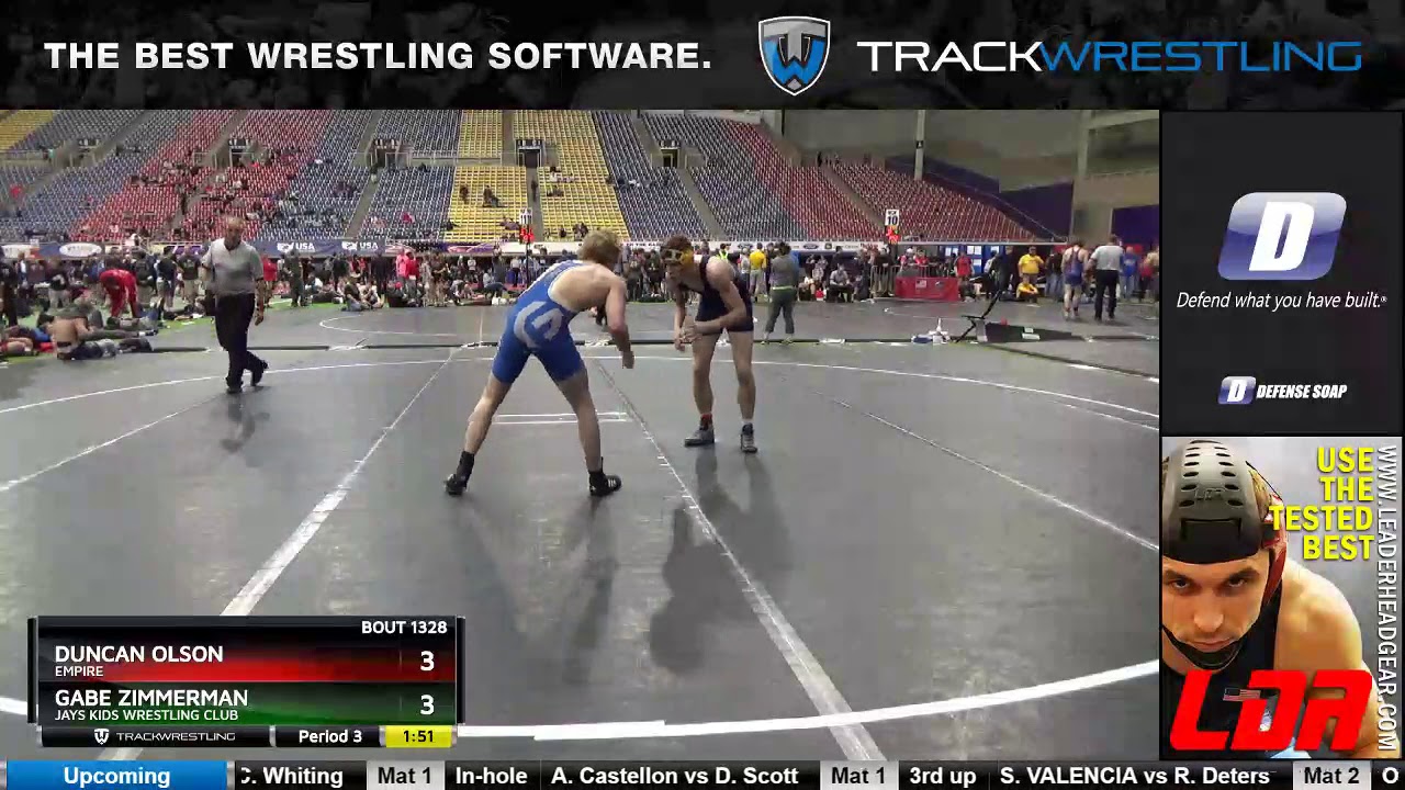 Junior 152 Duncan Olson Empire Vs Gabe Zimmerman Jays Kids Wrestling ...