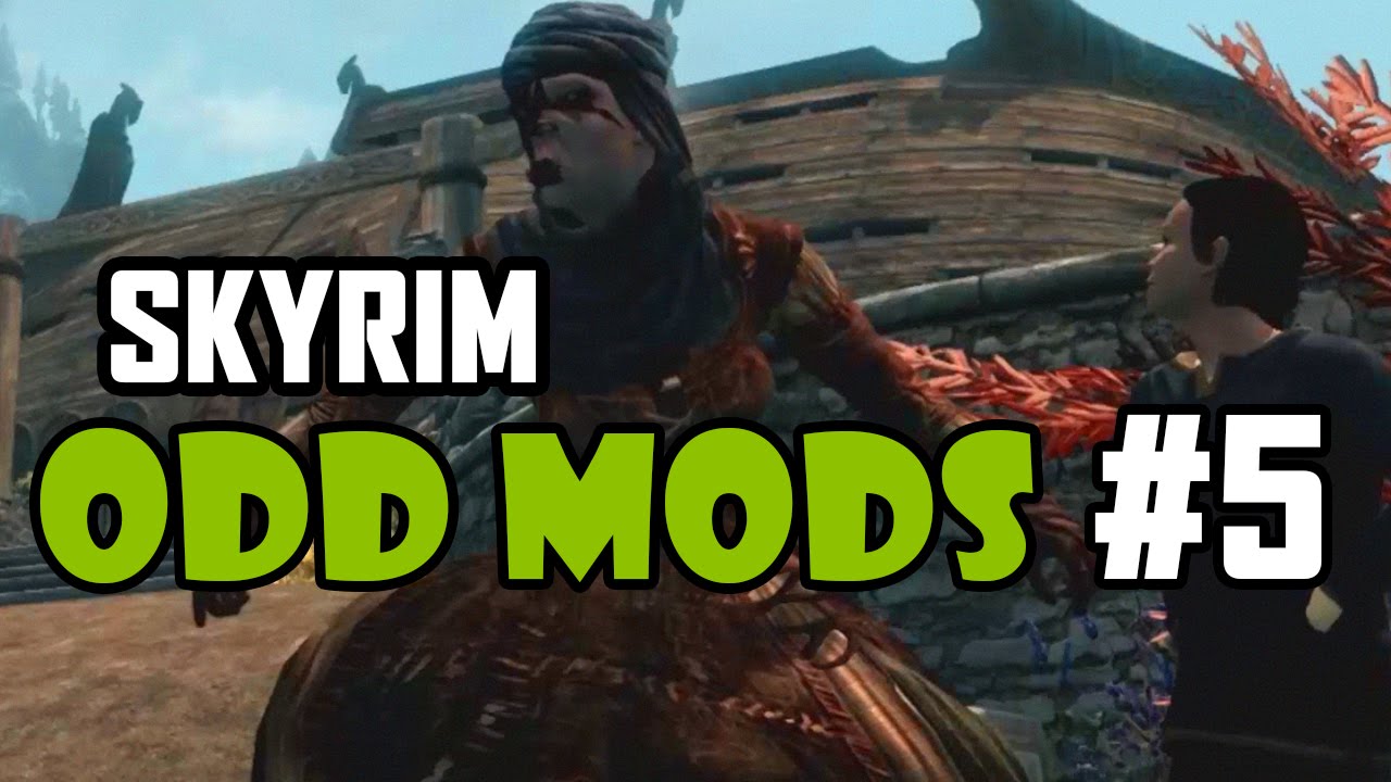 Skyrim Odd Mods #5 - THE LIZARD WIZARD - YouTube
