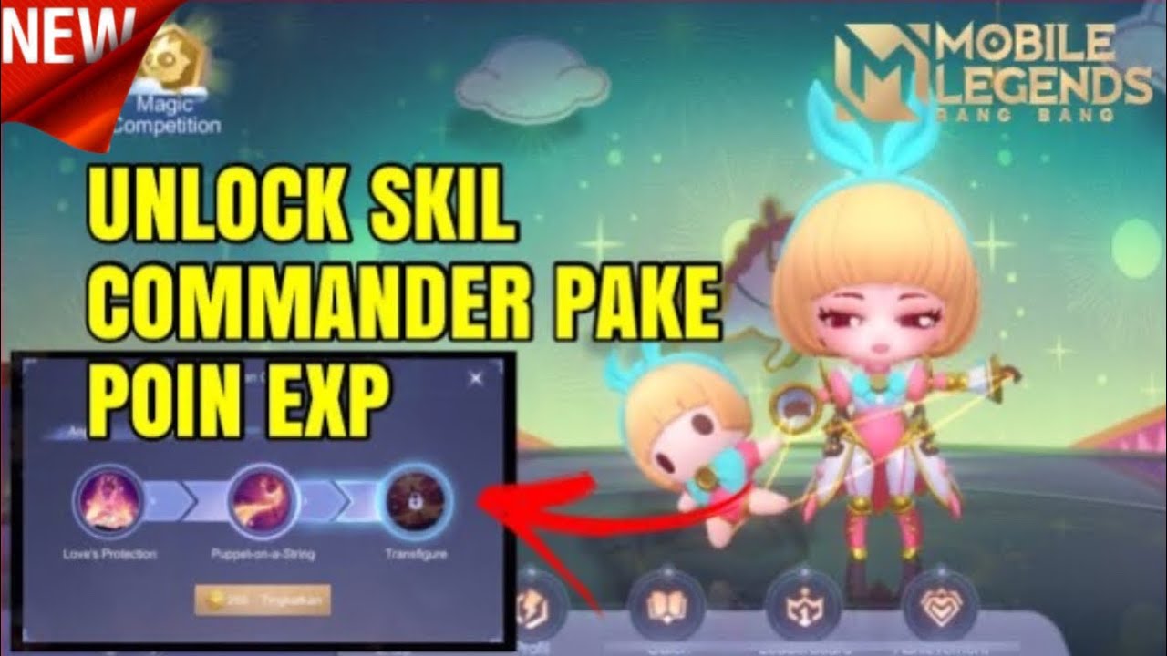 Cara Cepat Unlock Skill Commander Menggunakan EXP Commander Magic Chess ...