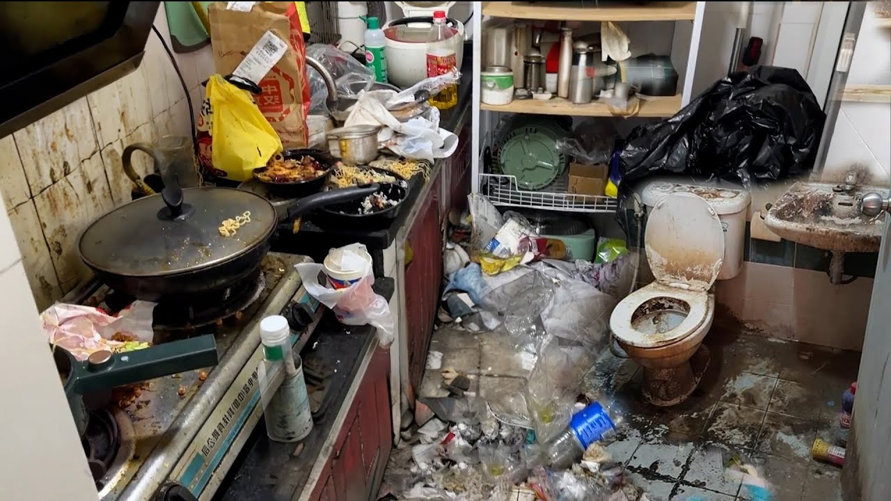 😱It's been ten years since the house was last cleaned ⁉️ SPEED CLEANING ...