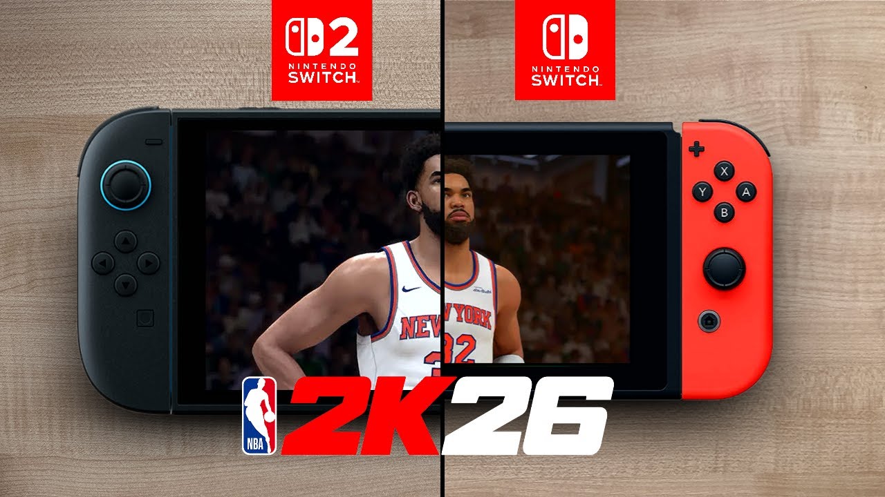 NBA 2K26 | Switch 2 vs Switch 1 - YouTube