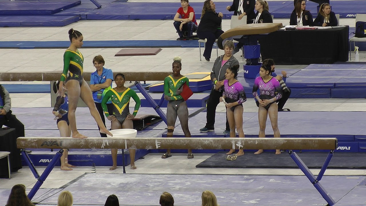 MacKenzie Robinson Beam - 2019 WOGA Classic - YouTube