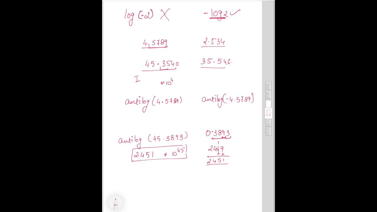 Antilog Calculation Made Easy YouTube Antilog Calculation Made Easy YouTube