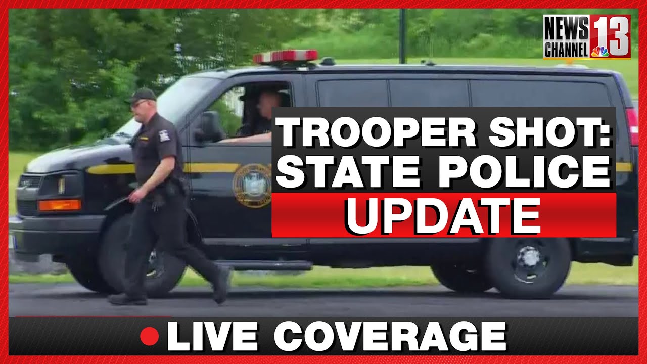 LIVE: Update from State Police on Trooper Shot - YouTube