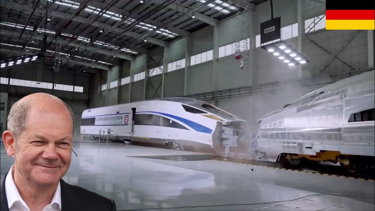 The Most Expensive Crash Test of The German Next Generation Train - YouTube