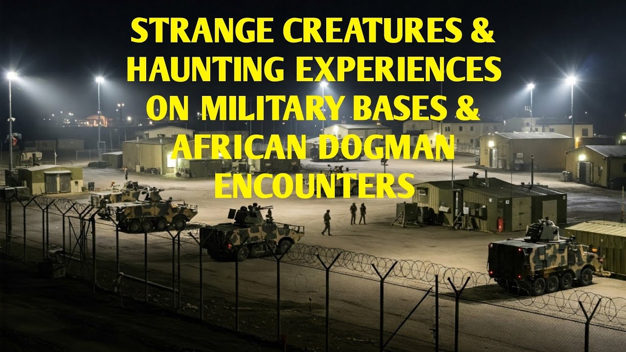 #DOGMAN, STRANGE CREATURES & HAUNTING EXPERIENCES ON MILITARY BASES ...