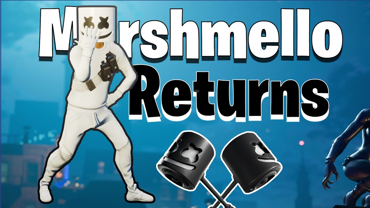 Marshmello Pack Return | Fortnite No Commentary | Fortnite Gameplay ...