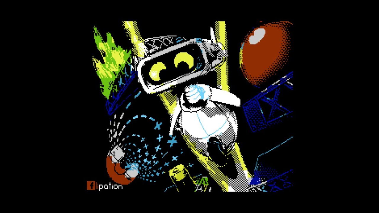 ATARI XL / XE += ROBOTS RUMBLE =+ NEW PORT GAME 2024 - VBXE - YouTube