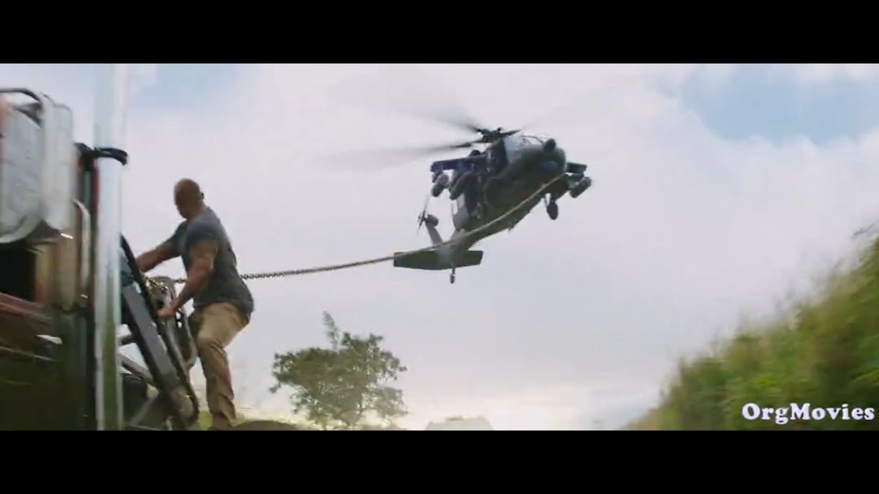 Fast & Furious Hobbs and Shaw(2019) : Helicopter scene - YouTube