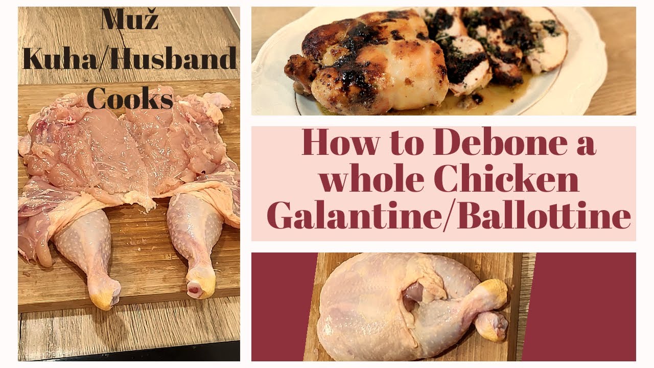 How to debone a whole chicken for Galantine Ballottine Stuffed Chicken ...