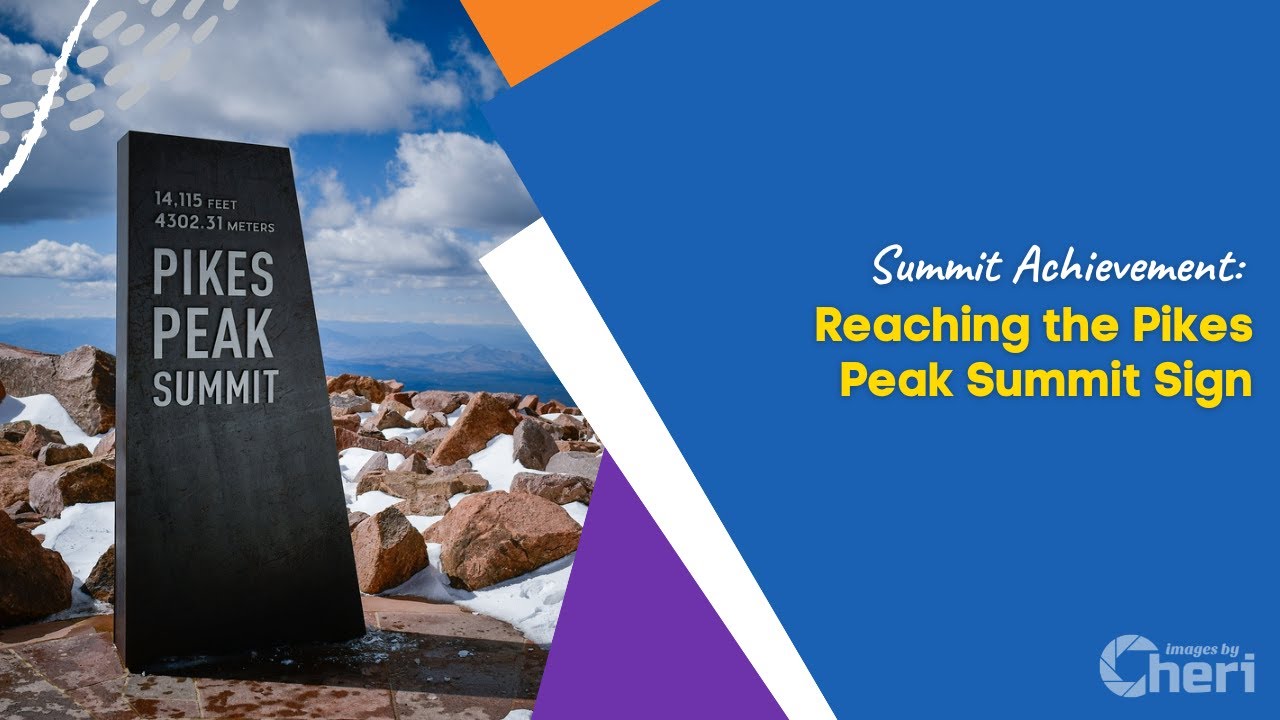 Summit Achievement: Reaching the Pikes Peak Summit Sign - YouTube