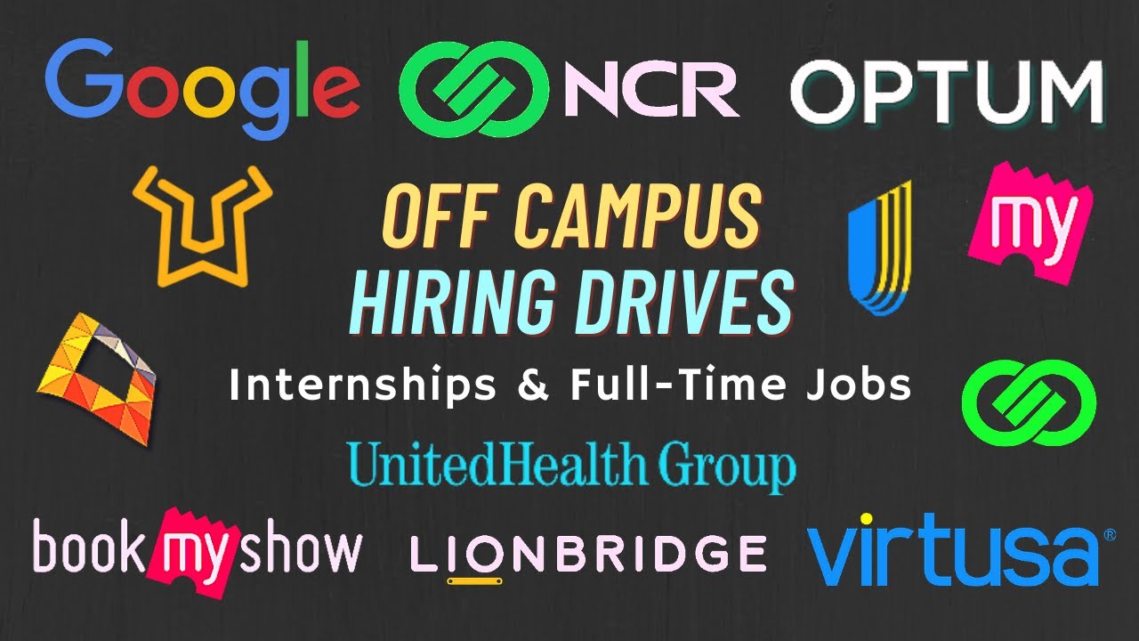 Latest Off Campus Drives • Eligible Batches - 2019, 2020, 2021, 2022 ...