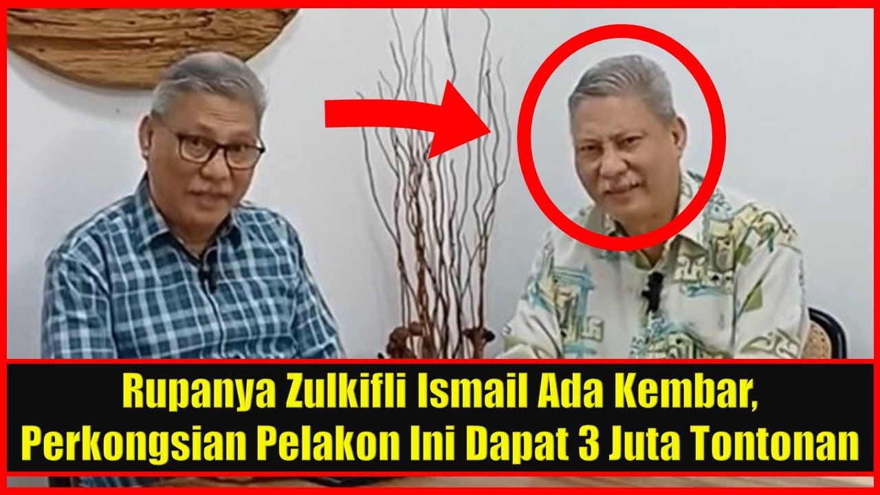 Rupanya Zulkifli Ismail Ada Kembar, Perkongsian Pelakon Ini Dapat 3 ...