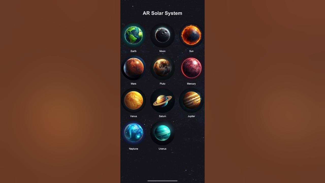 AR Solar System - Unity Template - Downloadable - YouTube