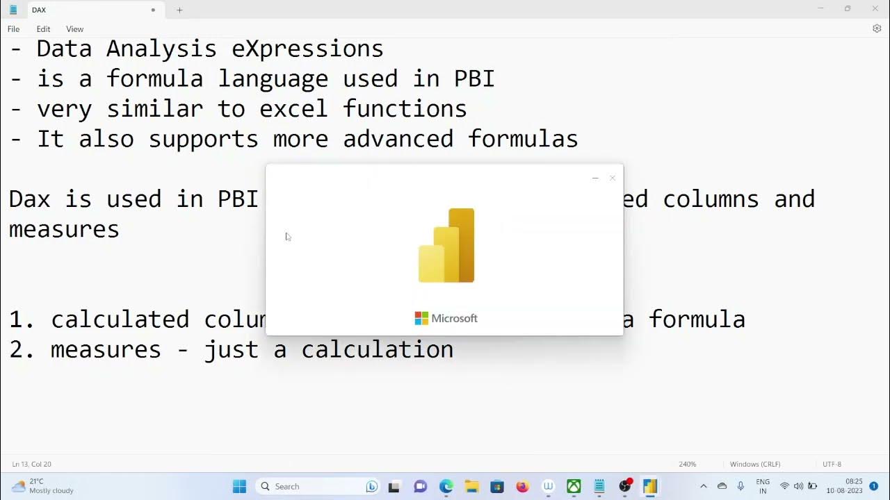 DAX INTRODUCTION - YouTube