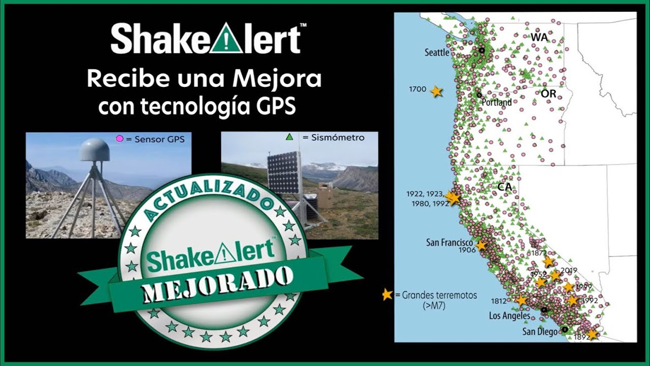 ShakeAlert recibe una mejora con tecnología GPS - YouTube
