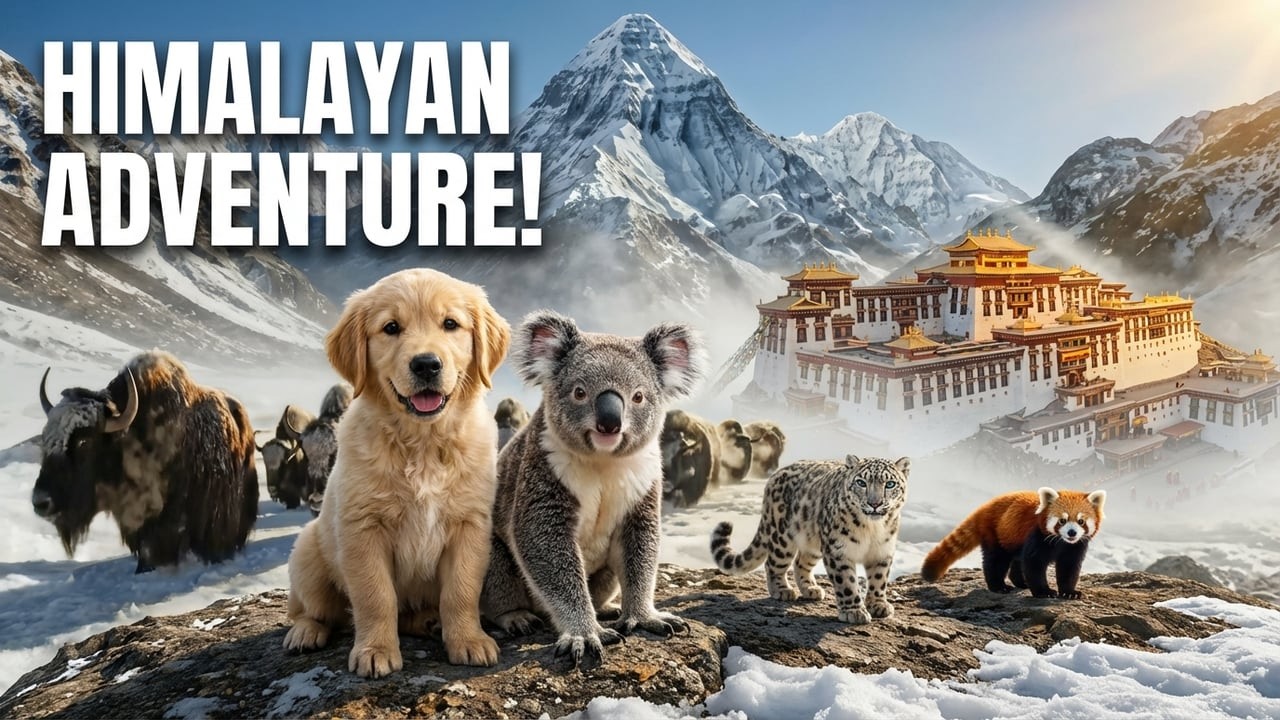 This Puppy & Koala's Himalayan Journey Changes Everything 🐶🐨🏔️| Ancient ...