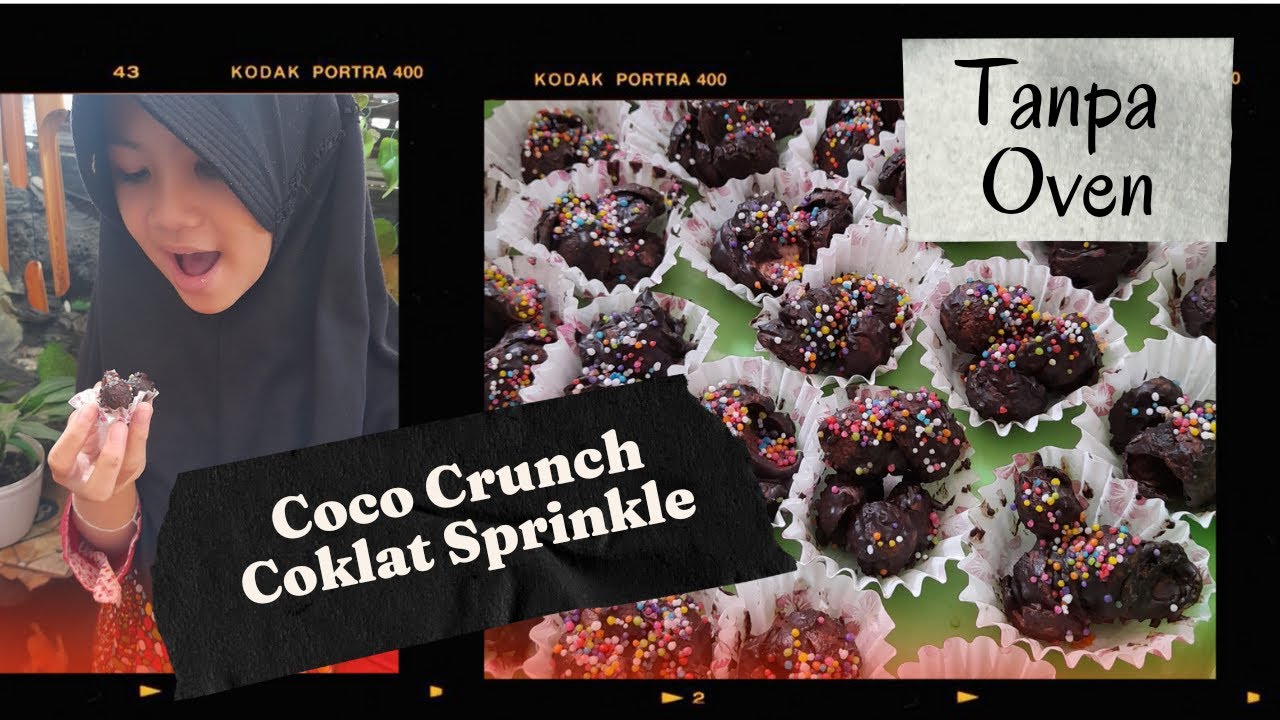 Membuat Kue Coco Crunch Coklat Sprinkle Mudah Tanpa Oven - YouTube