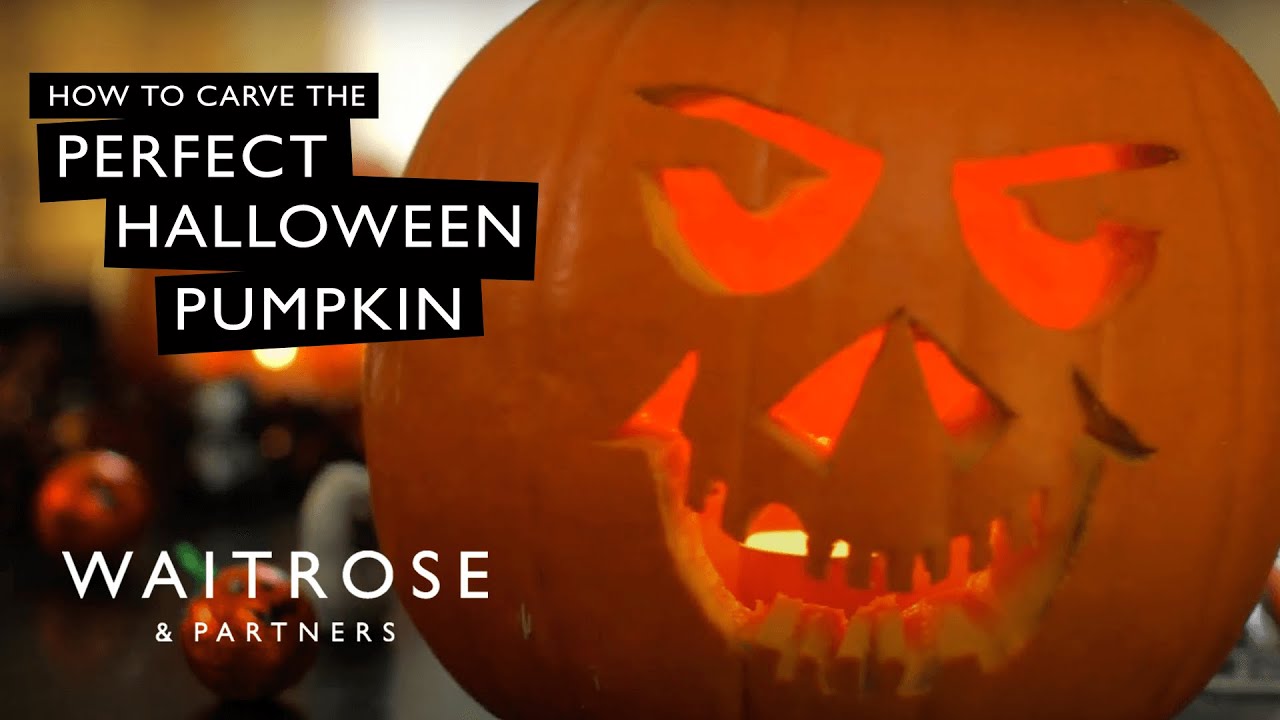 How To Carve the Perfect Halloween Pumpkin | Waitrose - YouTube