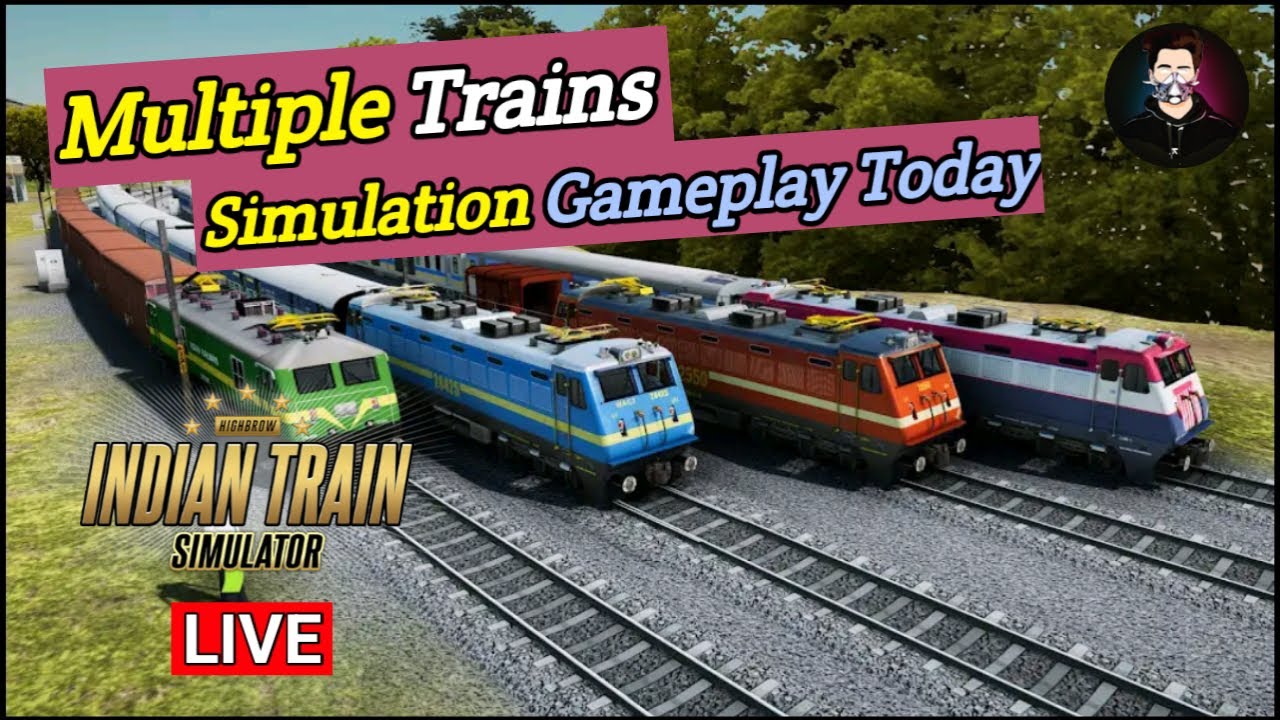 🔴 Indian Train Simulator Live | Today Multiple Train Gameplay | Like ...