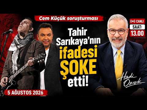 Cem Küçük soruşturması! Tahir Sarıkaya'nın ifadesi şoke etti!