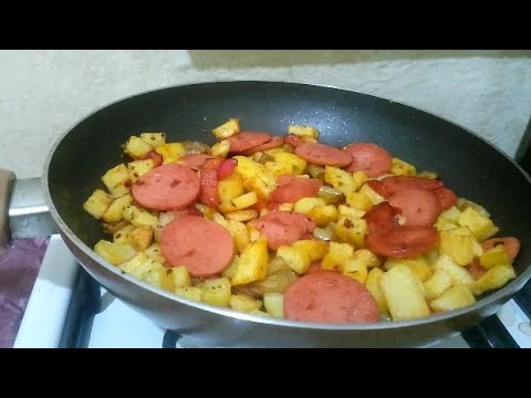 Patatesli Sucuk Sote Tarifi / Kahvaltılık Tarifler / ISRARLA TAVSİYE EDİYORUM 👌