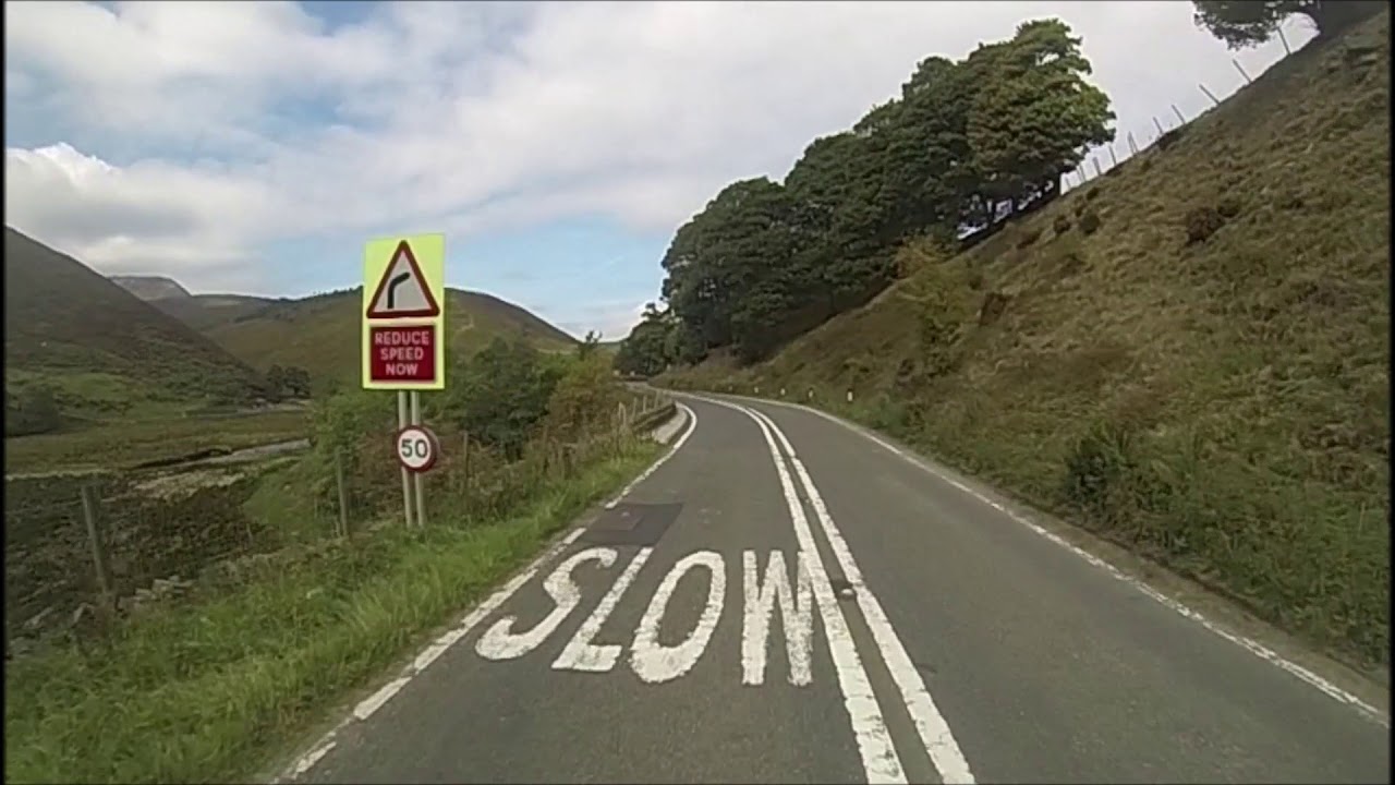 Snake Pass (A57) Bamford to Glossop - YouTube