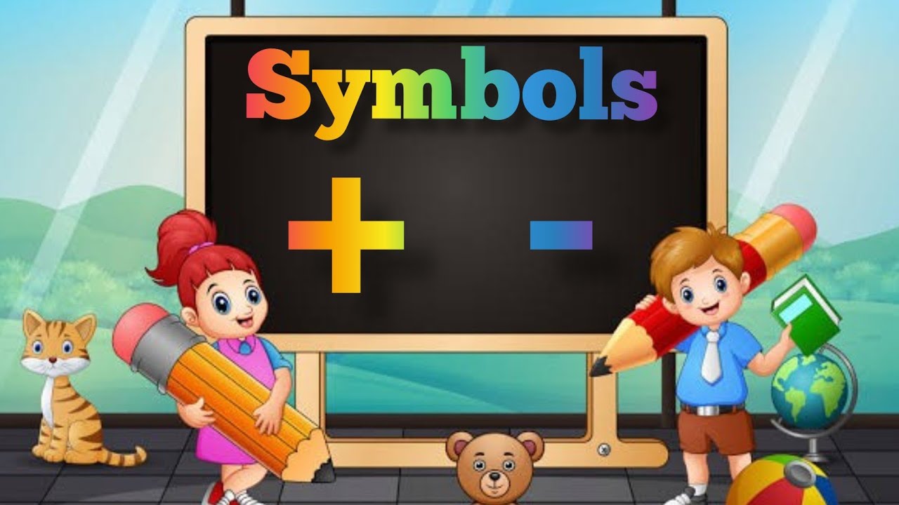 Math symbols for kids || Basic symbols for calculation. - YouTube