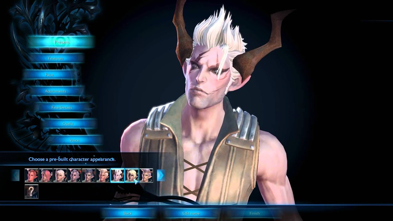Tera Male Character Creation BETA 1080 HD Ultra Settings Review - YouTube