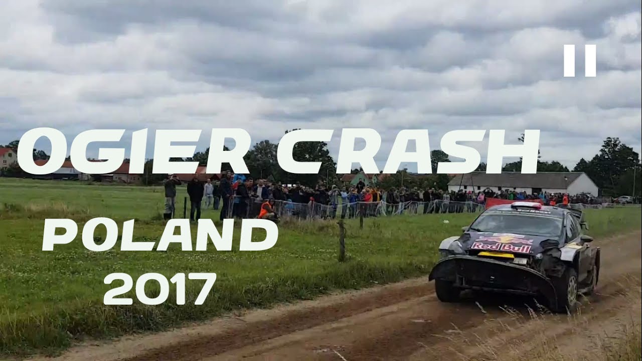 Sebastien Ogier Crash!!! || WRC Rally Poland 2017 || Ford Fiesta M ...
