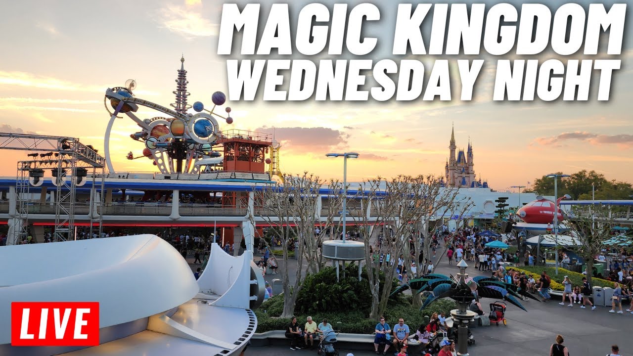 🔴 LIVE: Magical Wednesday at Magic Kingdom Happily ever after fireworks ...