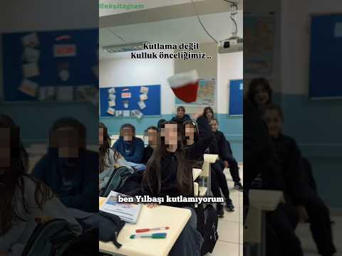 Bir İmam Hatip Ortaokulu öğrencileri: \