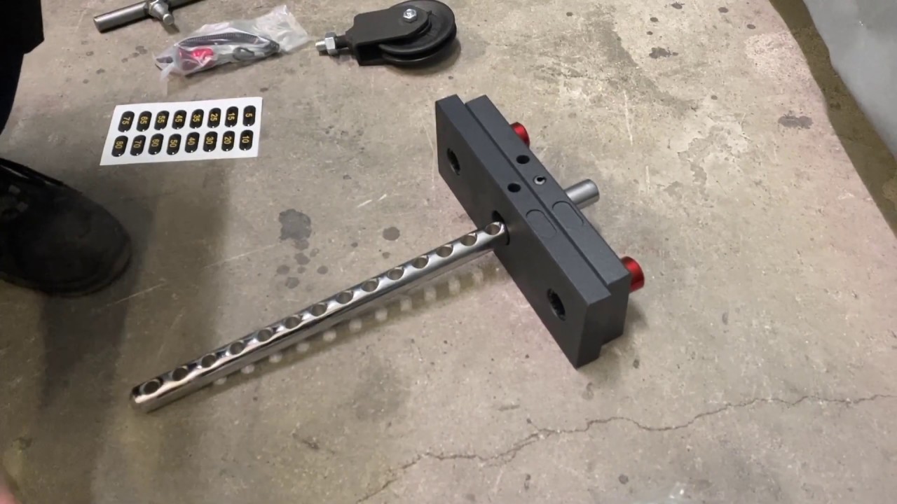 Aufbau des standard Gewichtblocks / Standard Weight Stack Assembly ...