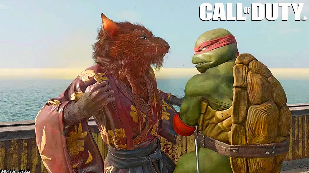 Finishers With Master Splinter And All 4 Ninja Turtles - Call Of Duty ...
