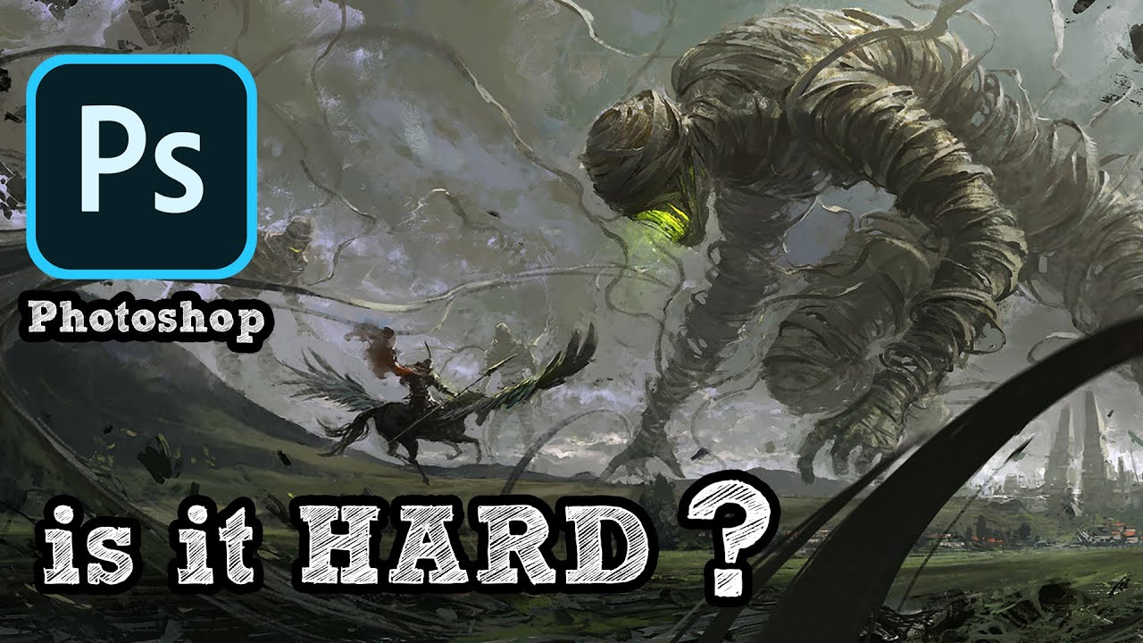 is photoshop hard to learn - YouTube